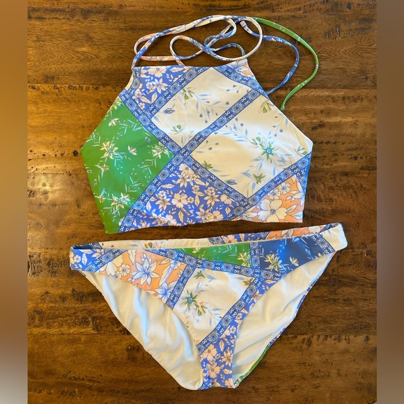 Raisins | Swim | Euc Raisins 2 Piece High Neck Swim Suit | Poshmark